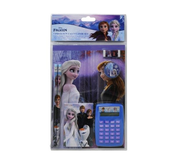 SET DE ARTE CON CALCULADORA DISNEY FROZEN 7 PZS – Eleven Kids